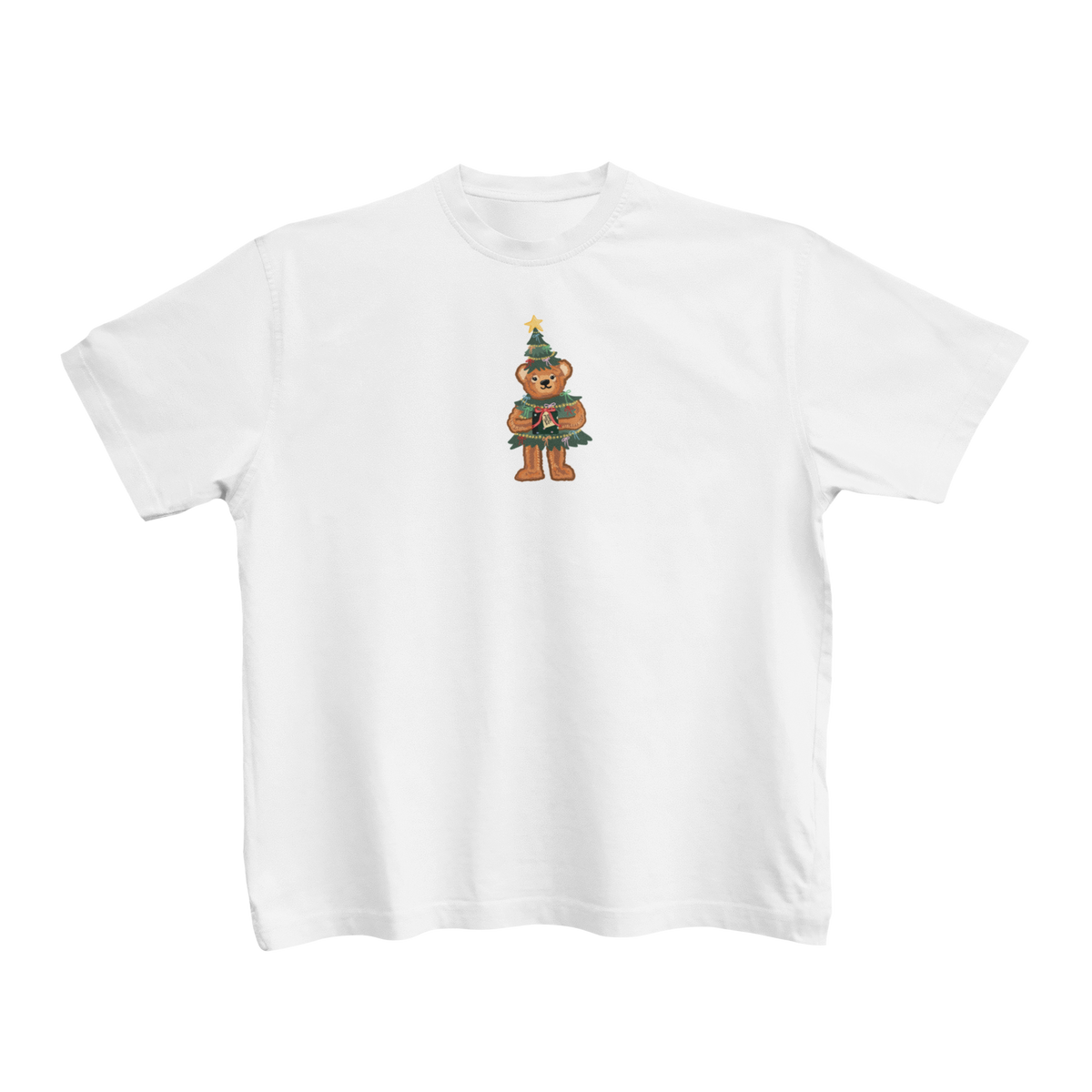 Christmas Tree Bonnie Bear Baby Tee – Good Hearts Club